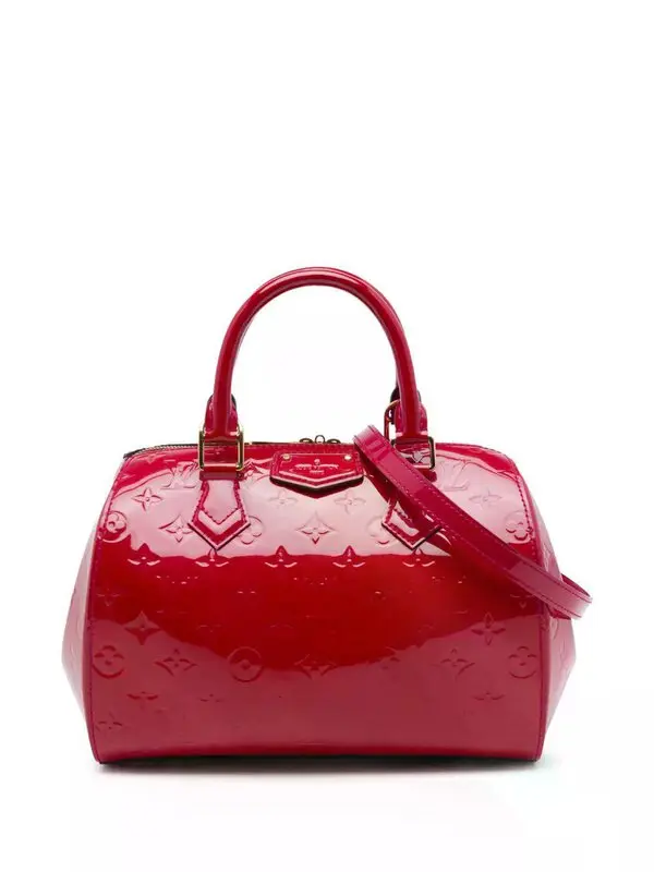 LOUIS VUITTON 2013 Monogram Vernis Montana Satchel - Pink