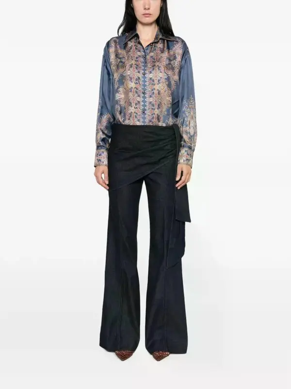 Zimmermann Wrap-panel Flared Jeans