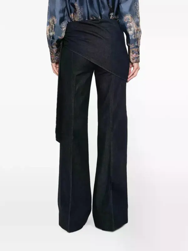 Zimmermann Wrap-panel Flared Jeans