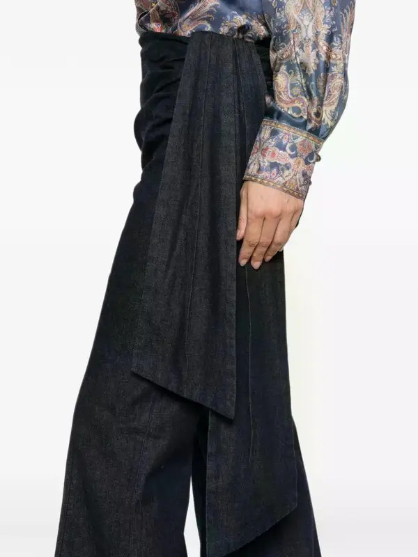 Zimmermann Wrap-panel Flared Jeans