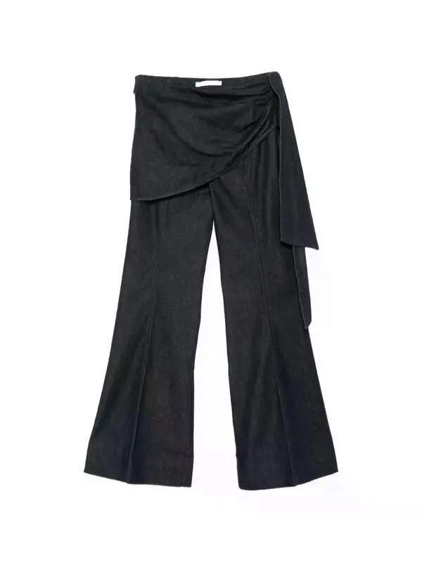 Zimmermann Wrap-panel Flared Jeans - Blue