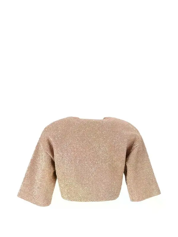 Elisabetta Franchi Knit Top With Sequins
