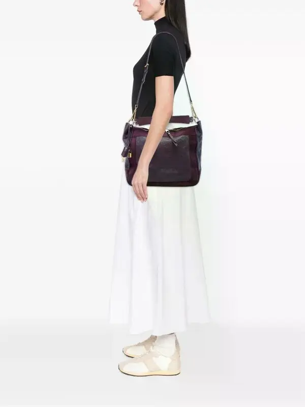 LOUIS VUITTON Monogram Empreinte Audacieuse Mm Satchel - Purple