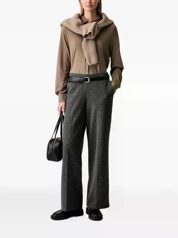 Marc O'polo Pressed-crease Straight-leg Trousers