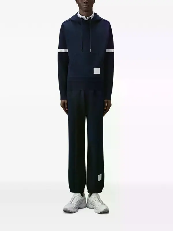 Thom Browne Loopback Jersey Armband Oversized Hoodie