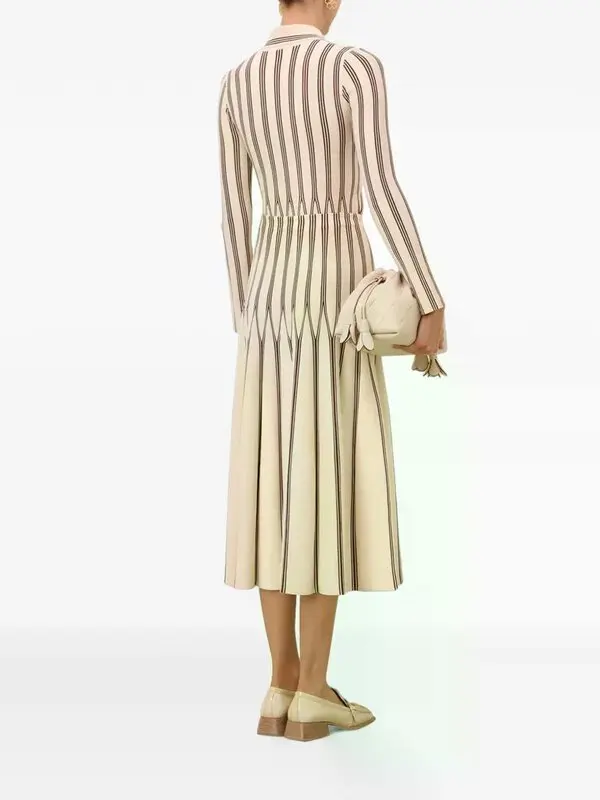 Zimmermann Valiant Striped Midi Skirt
