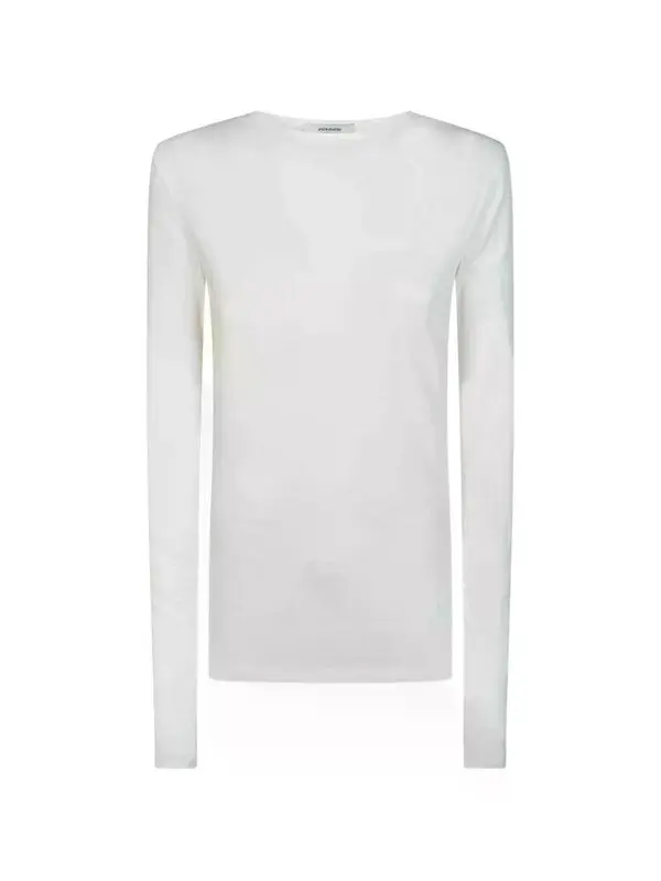ENTIRE STUDIOS Sheer Long-sleeve T-shirt - White