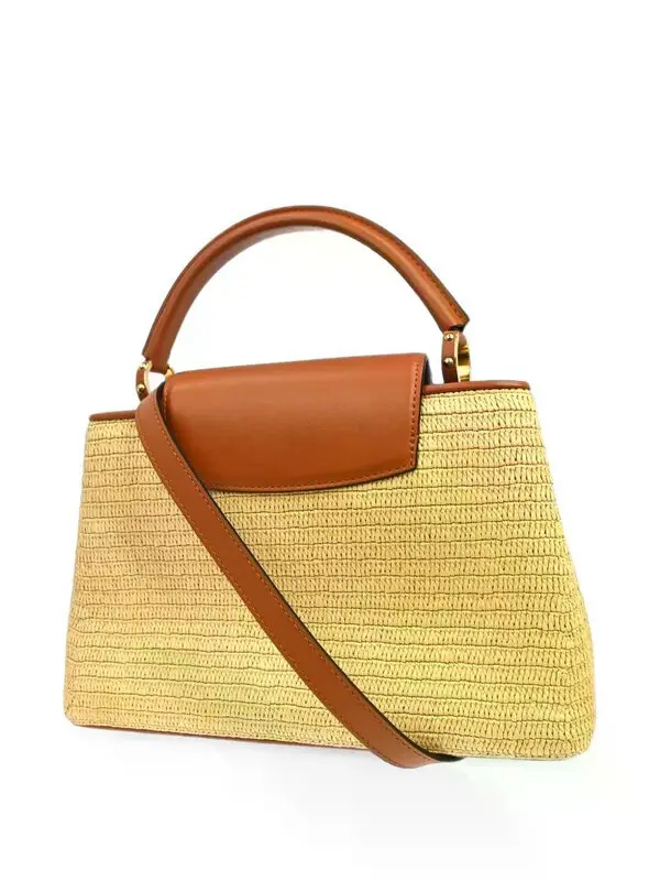 LOUIS VUITTON Capucines Raffia Tote Bag