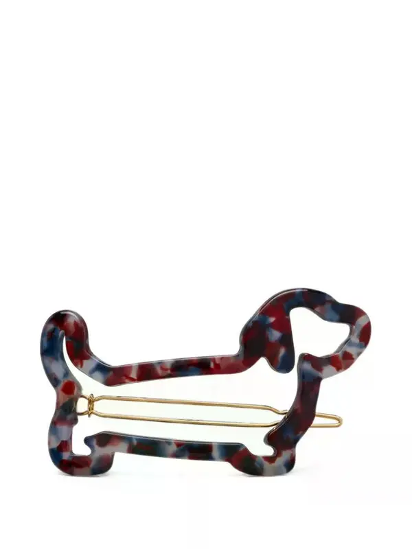 Thom Browne Acetate Hector Hair Clip - Red