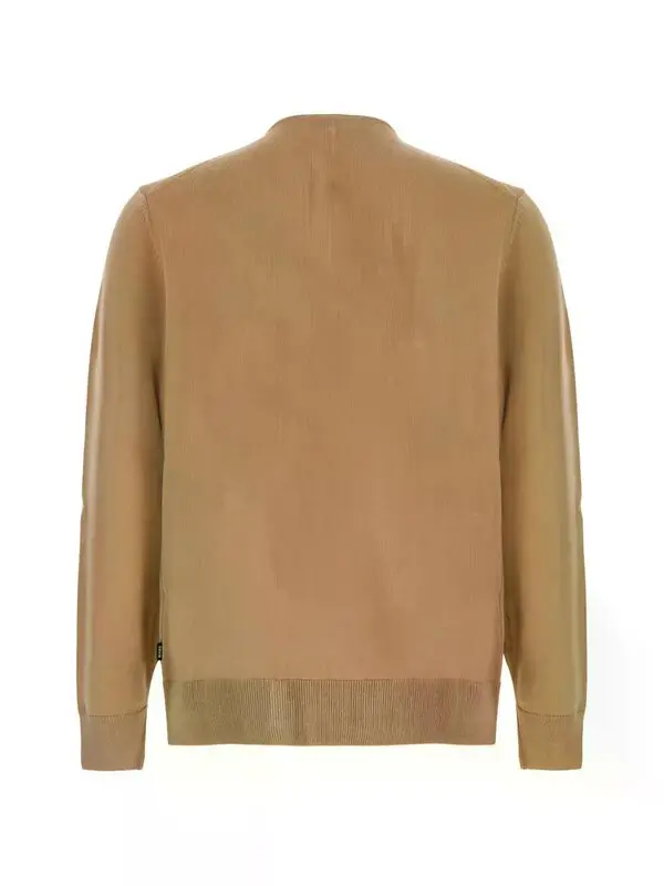 BOSS Quarter-zip Wool Sweater