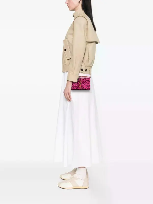 Saint Laurent Small Calfskin Monogram Kate Crossbody Bag