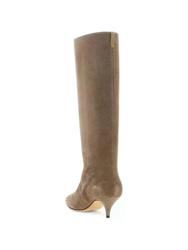 Fabiana Filippi Suede Knee-high Boots