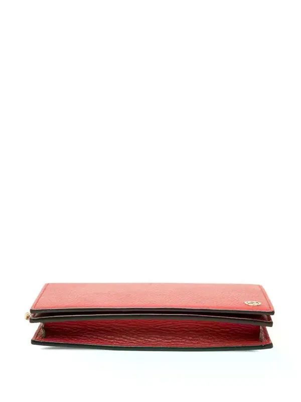 Gucci 2000-2015 Calfskin Betty Wallet On Chain Crossbody Bag - Red