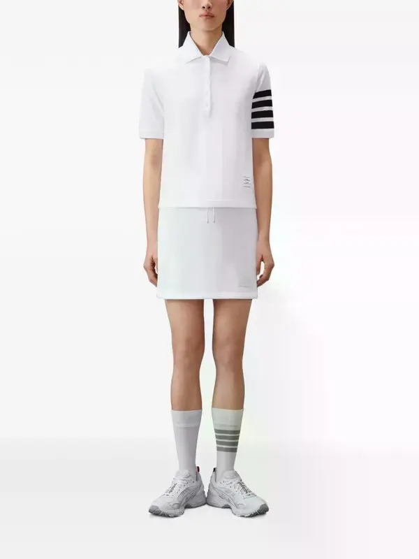 Thom Browne Pique 4-bar Polo