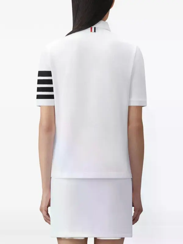 Thom Browne Pique 4-bar Polo