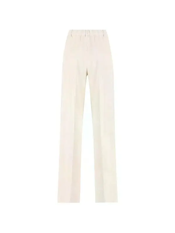 Herno Corduroy Straight-leg Trousers - Neutrals