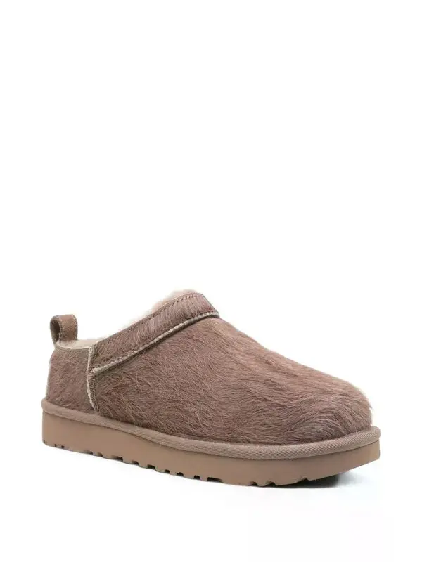 UGG Calf-hair Logo-patch Ankle Boots