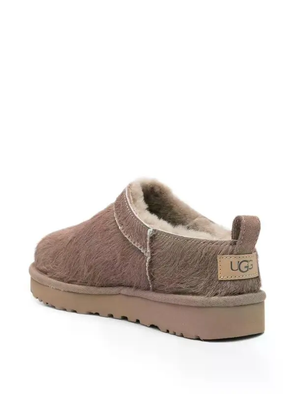 UGG Calf-hair Logo-patch Ankle Boots