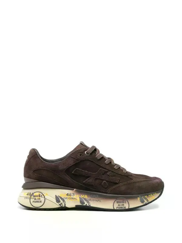 Premiata Moerun Panelled Lace-up Sneakers