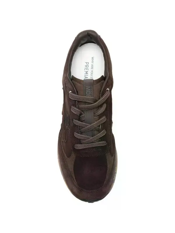 Premiata Moerun Panelled Lace-up Sneakers