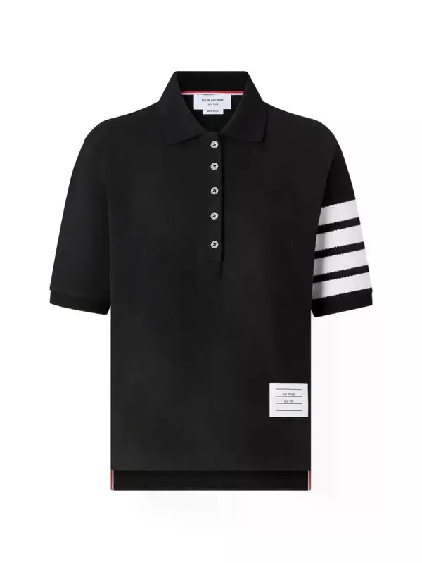 Thom Browne Pique 4-bar Polo