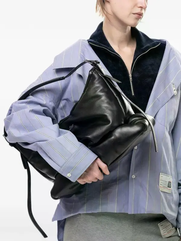 Mihara Yasuhiro Pucker Puffer Bag - Black