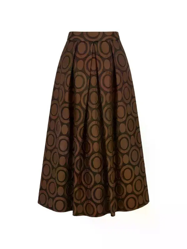 LUNATICA MILANO Zenith Jacquard Midi Skirt