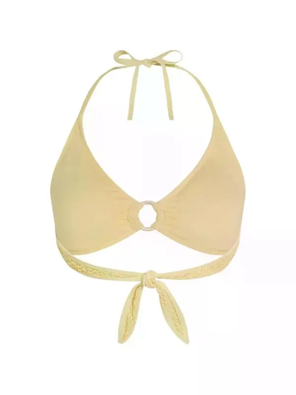 Karl Lagerfeld Crochet Triangle Bikini Top