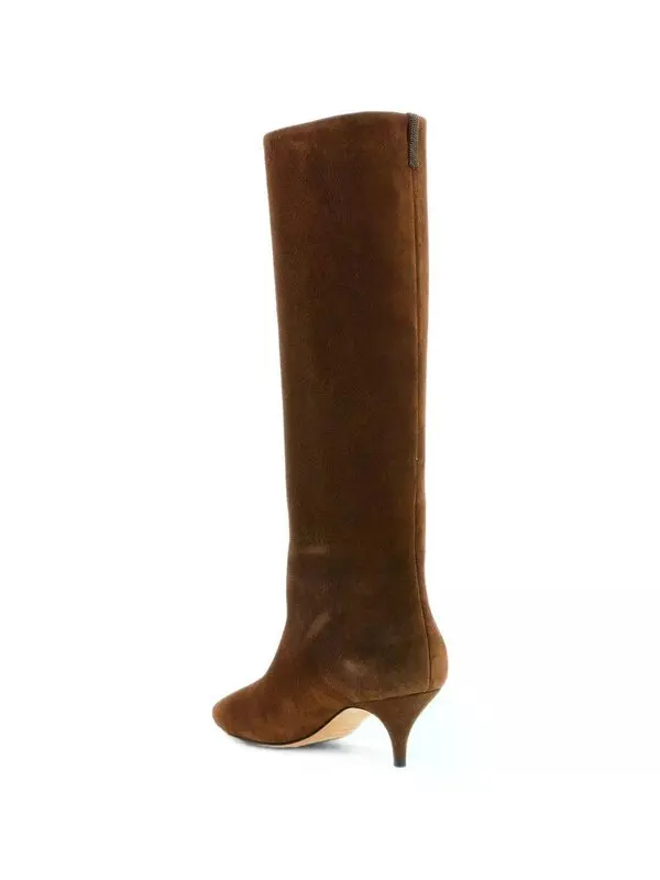 Fabiana Filippi Suede Knee-high Boots