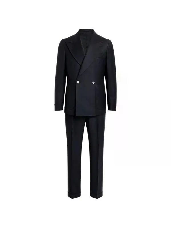 FRANZESE COLLECTION Wool Double-breasted Suit