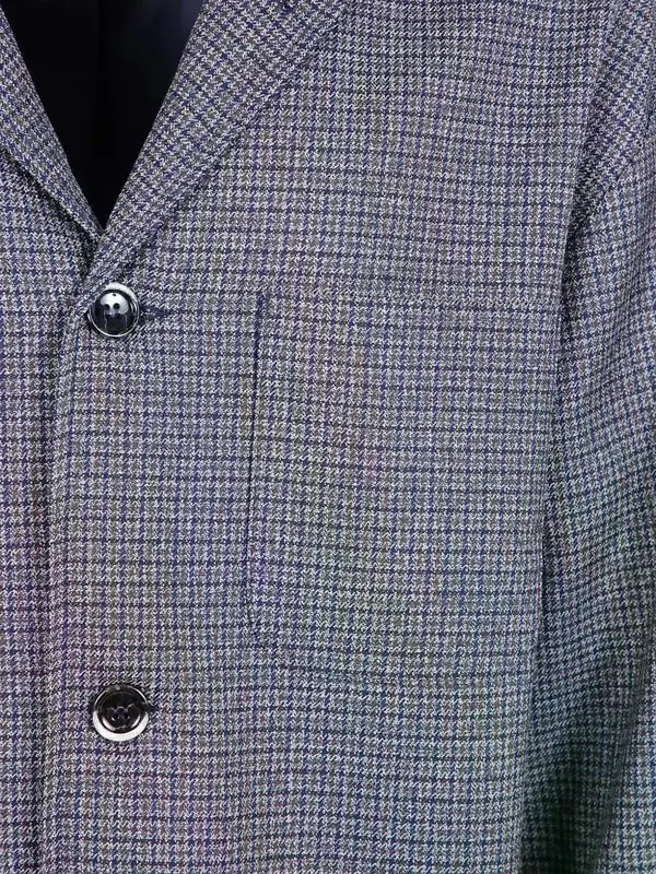 NINE:INTHE:MORNING Check Wool Jacket