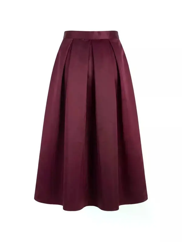 LUNATICA MILANO Duchesse Pleated Midi Skirt