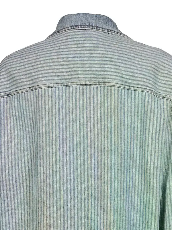 Marni Striped Denim Shirt Jacket