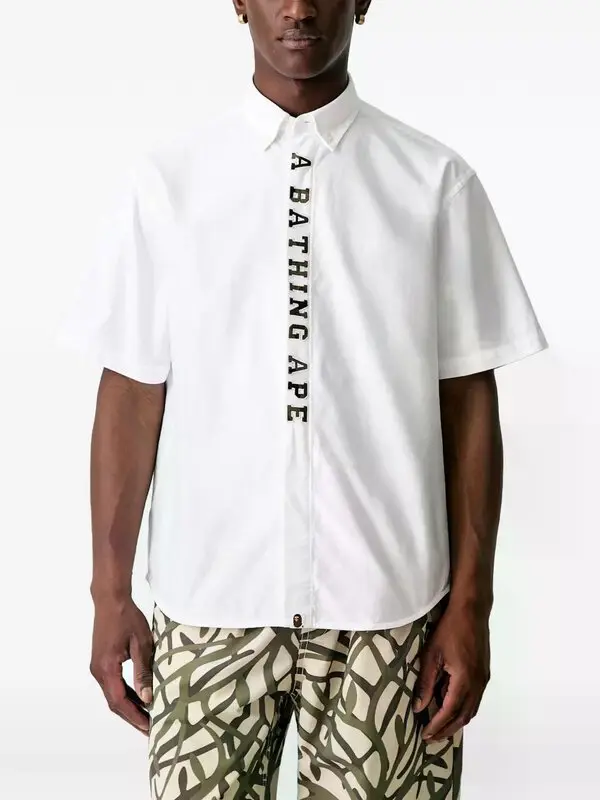 A BATHING APE 1st Camo Short-sleeve Shirt - White