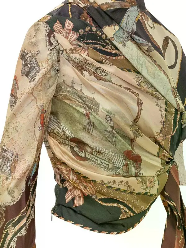 Zimmermann Valiant Draped Blouse