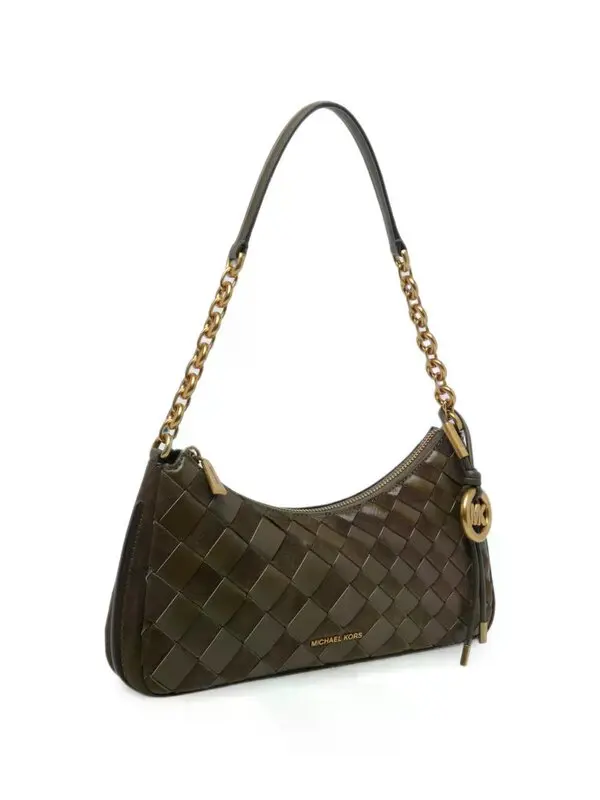 Michael Kors Nolita Hand-woven Leather Chain Pochette