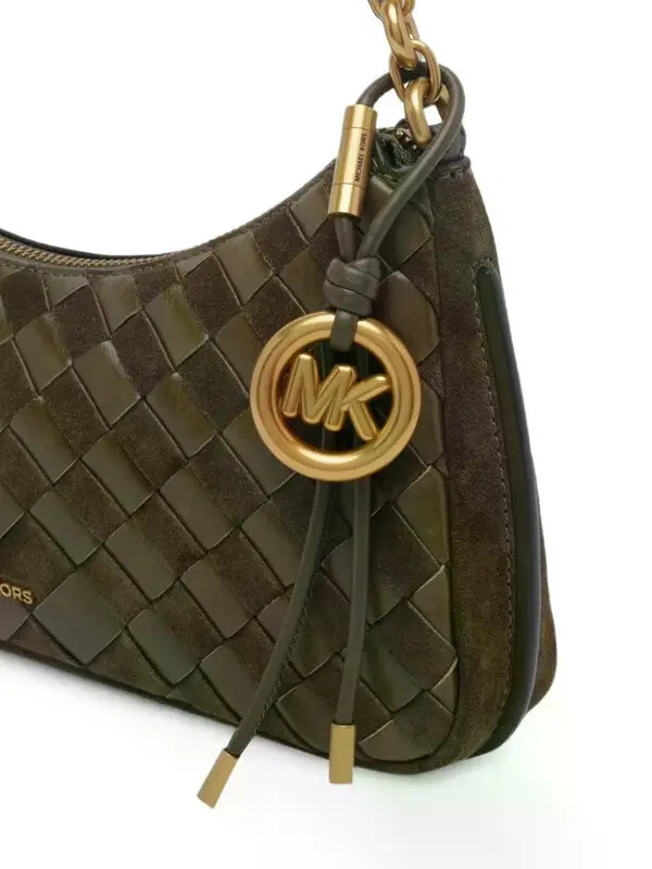 Michael Kors Nolita Hand-woven Leather Chain Pochette