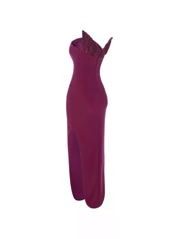 V:PM ATELIER Billie Ruched Maxi Dress