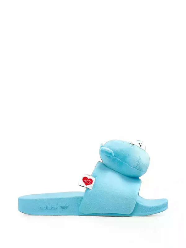 Adidas X Care Bears Plush Sandals - Blue