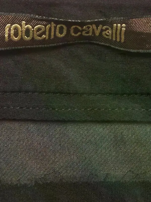 Roberto Cavalli Leopard Print Skinny Trousers