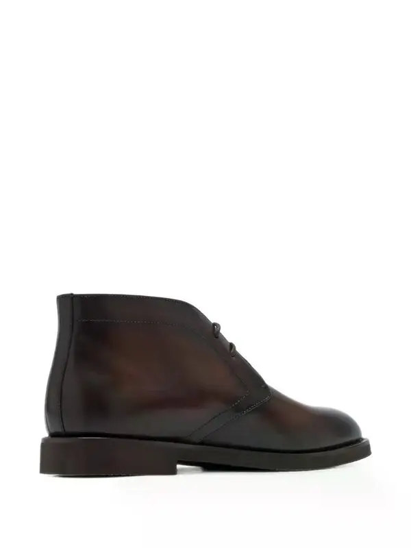Magnanni Lace-up Leather Desert Boots