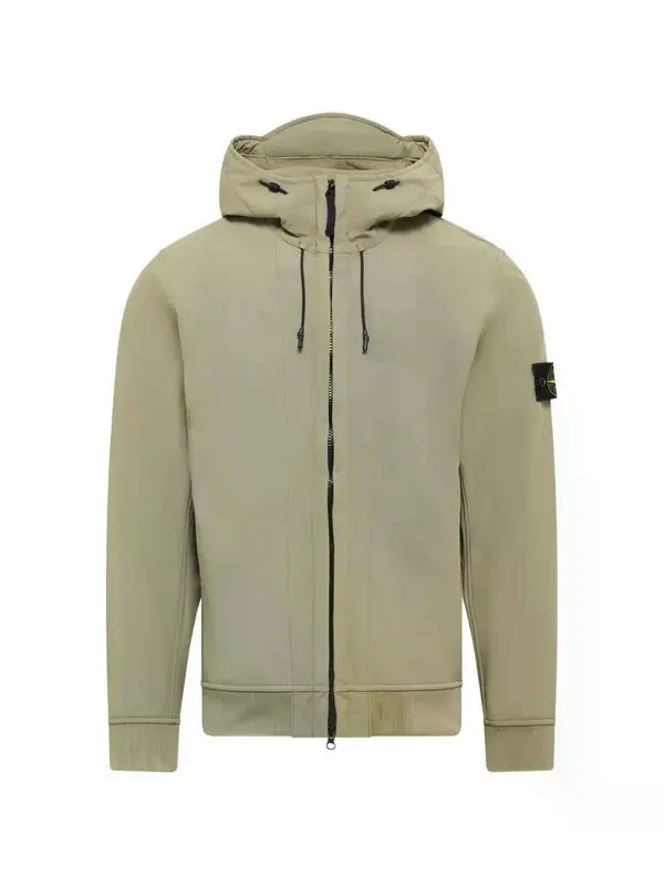 Stone Island Hooded Jacket - Green