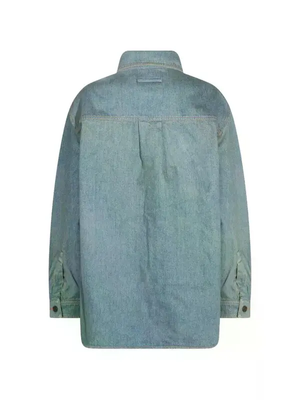 JEAN PAUL GAULTIER Graphic-print Denim Shirt