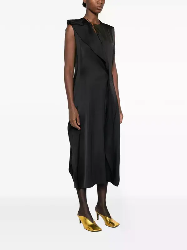 LITKOVSKA Draped Midi Dress