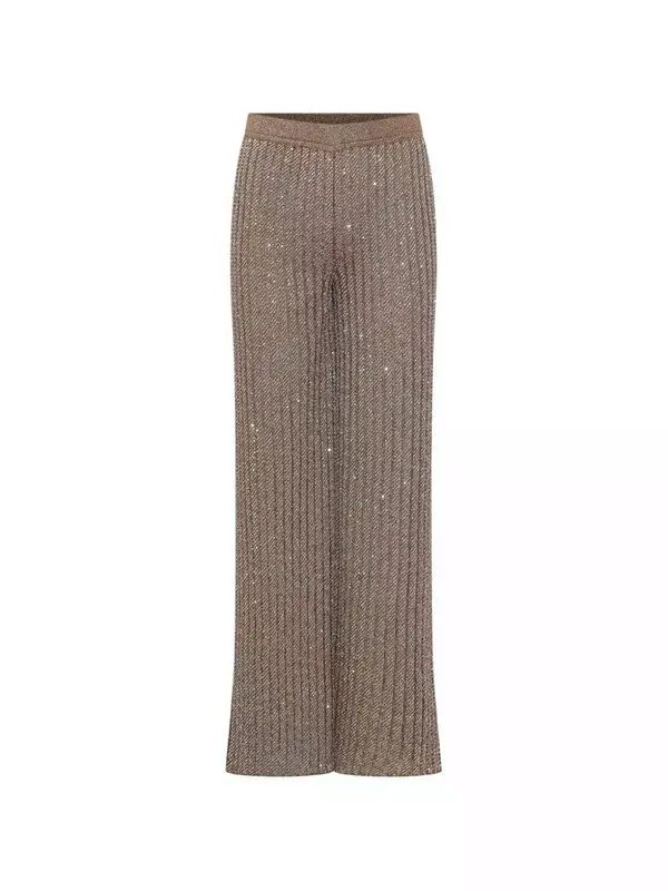 Missoni Sequin-embellished Trousers - Neutrals