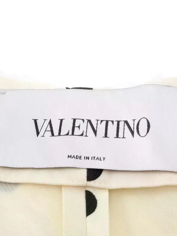Valentino Garavani Off-white Polka Dot Poncho Jacket