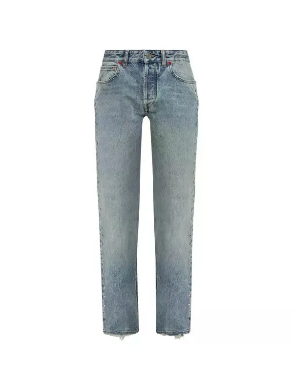 Isabel Marant Étoile Dayali Star-stud Jeans - Blue