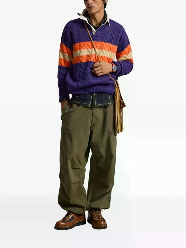 Polo Ralph Lauren Relaxed Fit Cable Knit Rugby Jumper