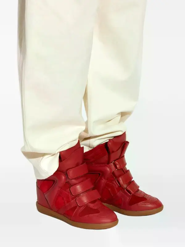 Isabel Marant Étoile Bekett Suede Sneakers - Red