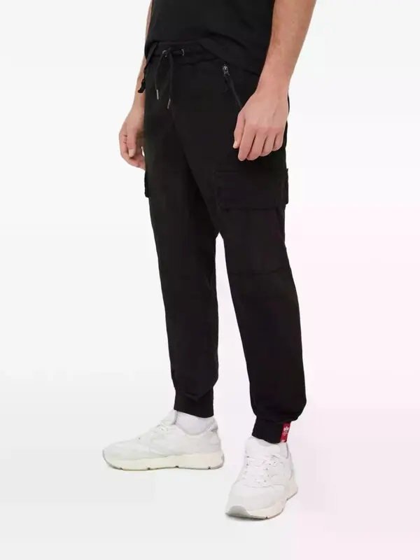 Alpha Industries Cargo-pockets Track Pants - Black